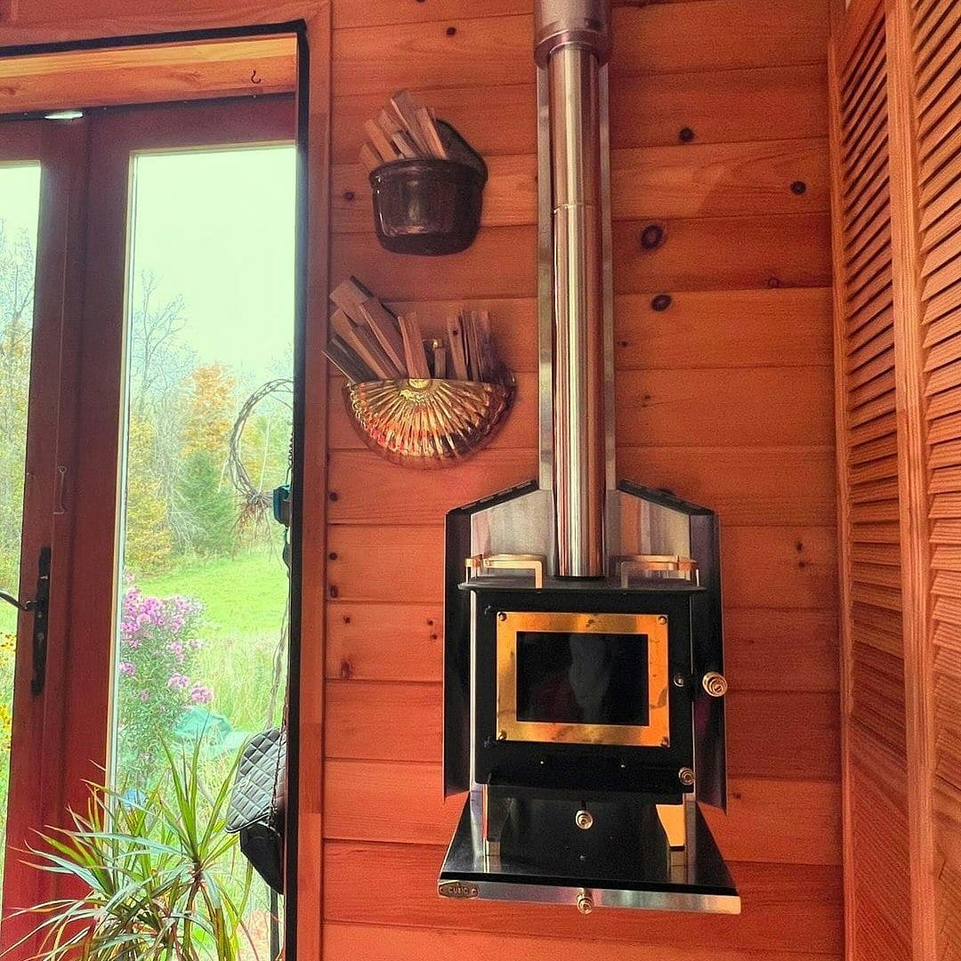 Mini Wood Stoves For Sheds A Beautiful Installation Of The... Cubic