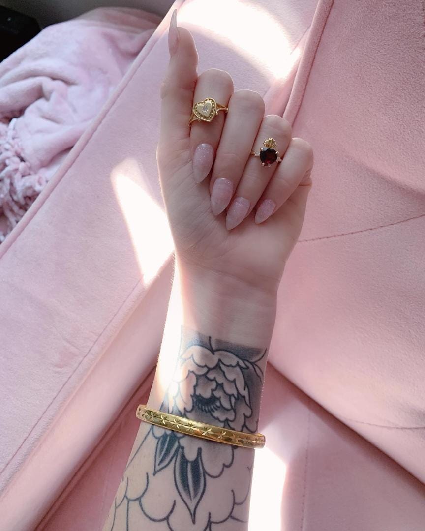 MY DARLING. Heart Cubic Zirconia Ring Gold REGALROSE